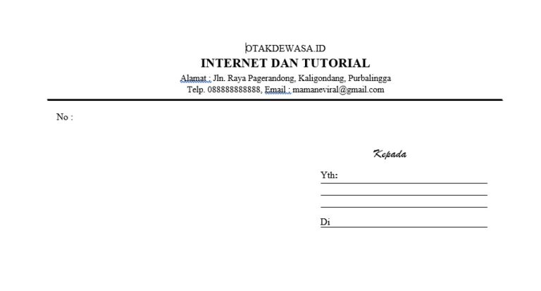 Tutorial Lengkap Cara Membuat Amplop Di Microsoft Word - OID